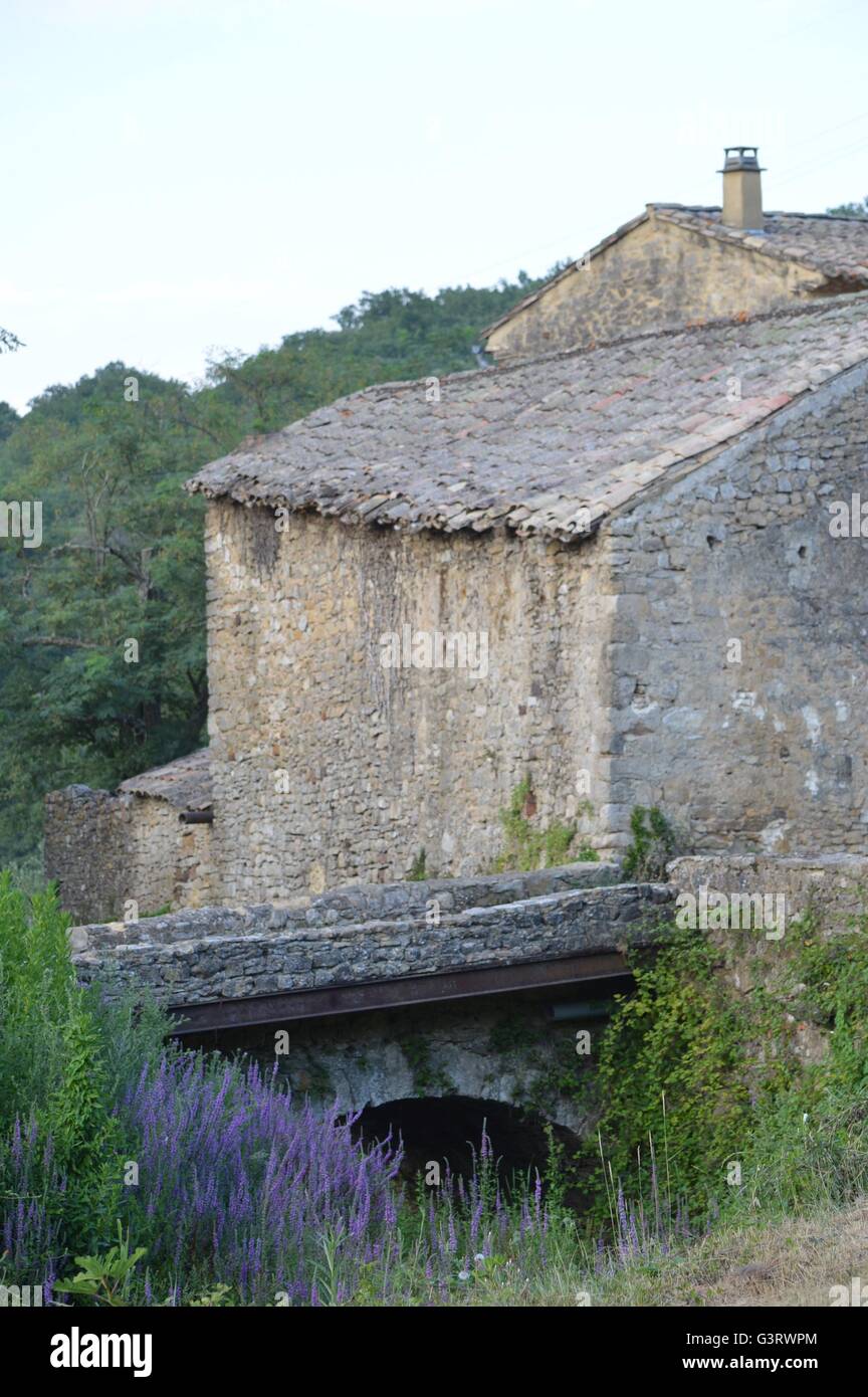 A Provençal house in Southern France at sunset Stock Photo - Alamy