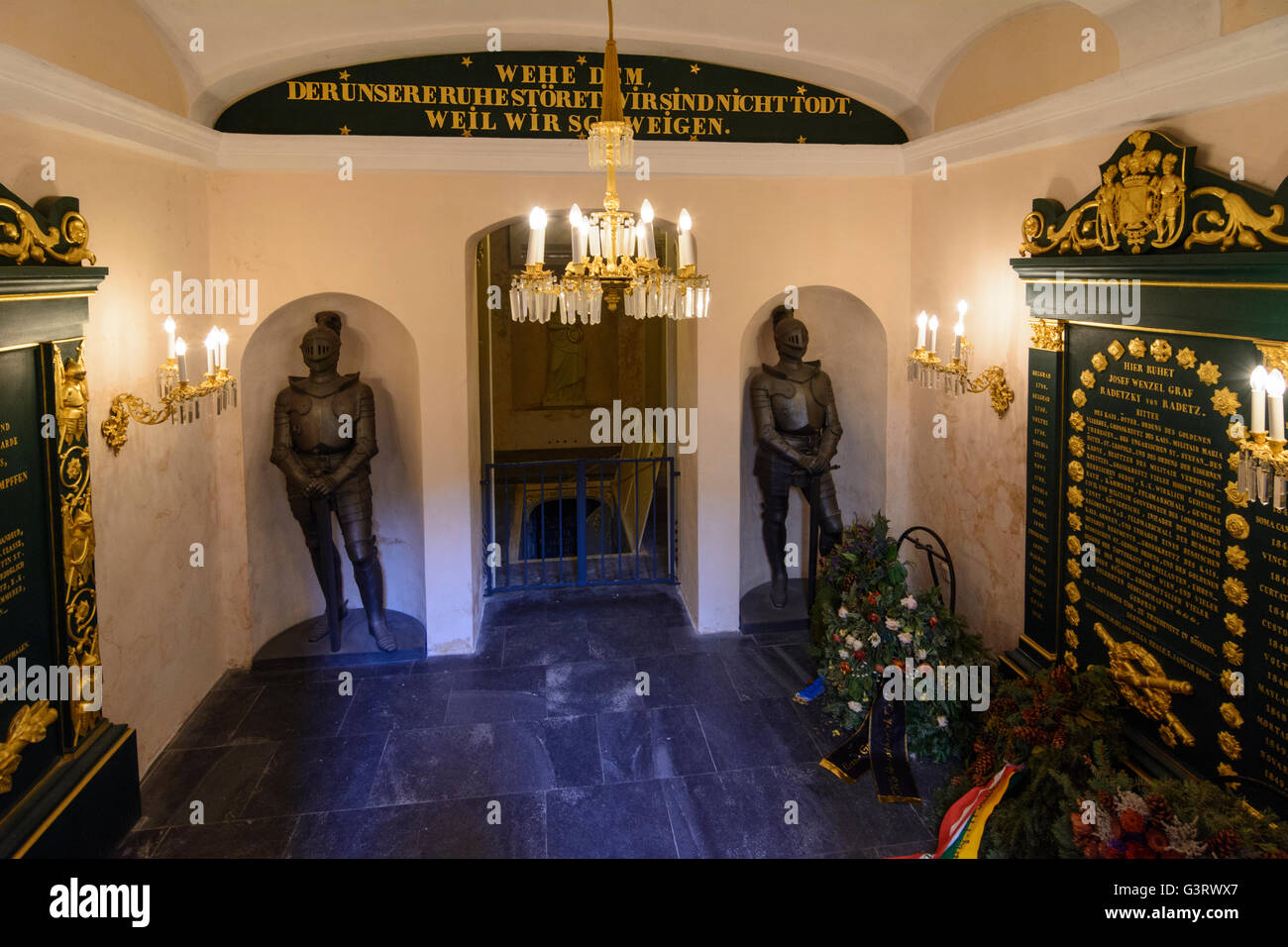 Heldenberg Memorial : The crypt under the Obelisk ; Resting place of ...