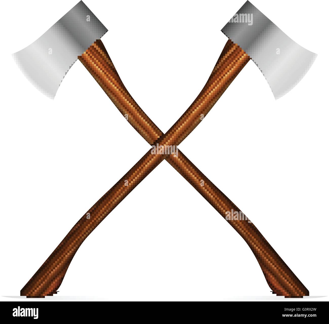 Axes on a white background. Vector illustration Stock Vector Image ...