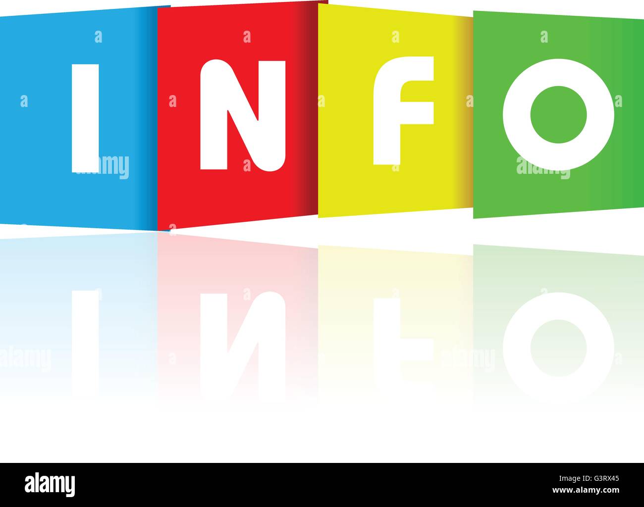 Info paper text on a white background Stock Vector Image & Art - Alamy