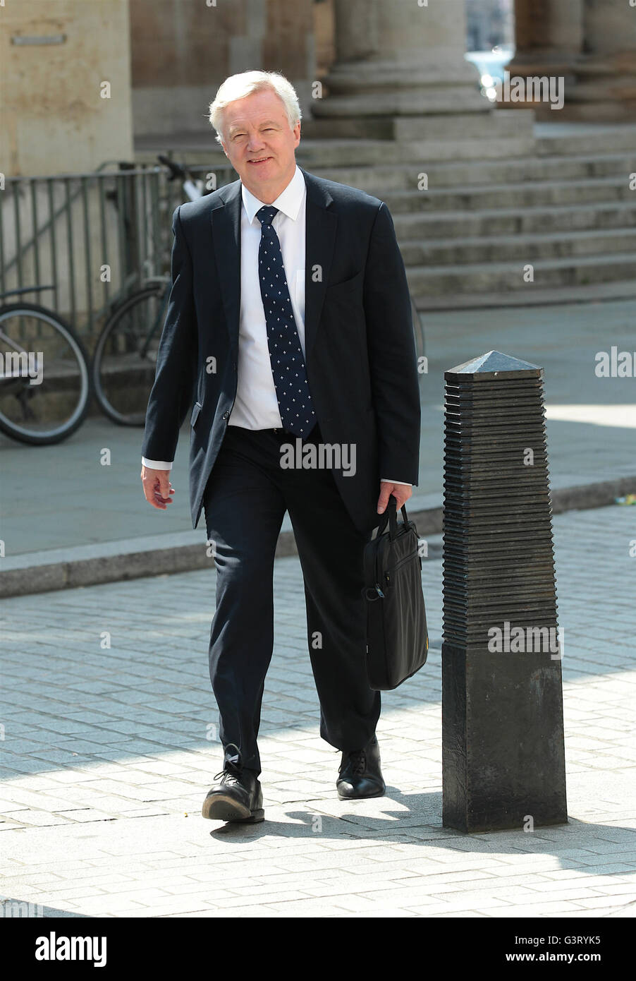 David davis at bbc studios broadcasting house in london hi-res stock ...