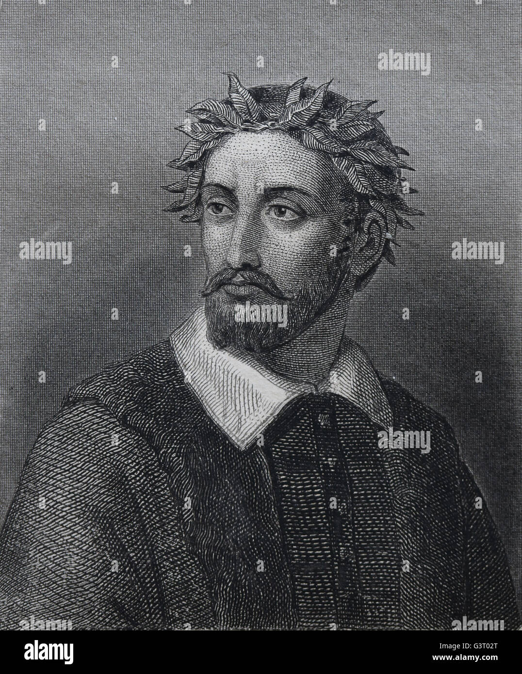 Torquato Tasso (1544-1595). Italian poet of the 16th century. Portrait ...