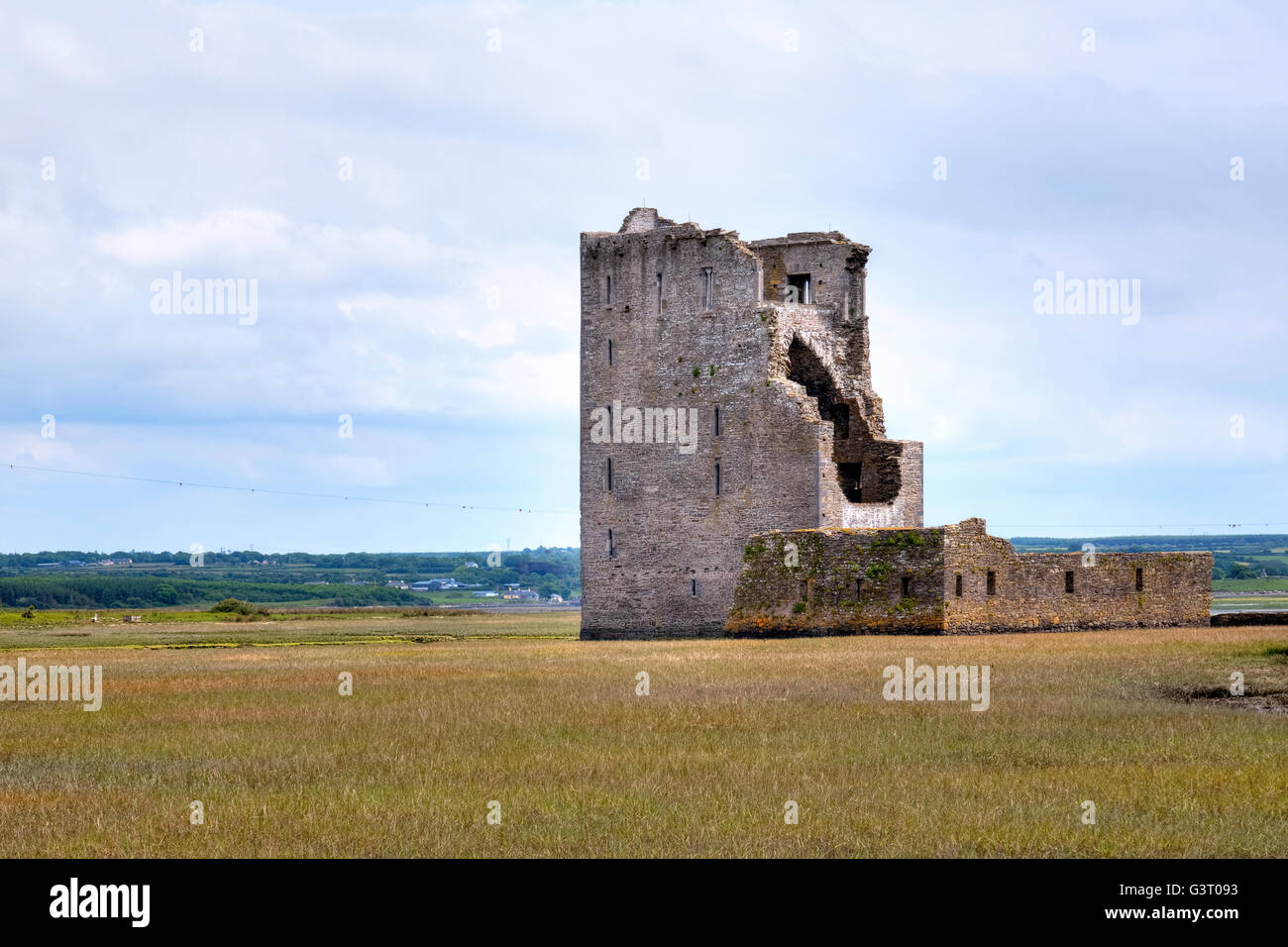 Carrigafoyle Castle, Ballylongford, County Kerry, Ireland Stock Photo ...
