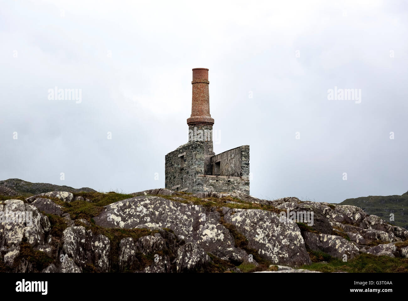 Allihies, Copper Mine, Beara Peninsula, County Cork, Ireland Stock ...