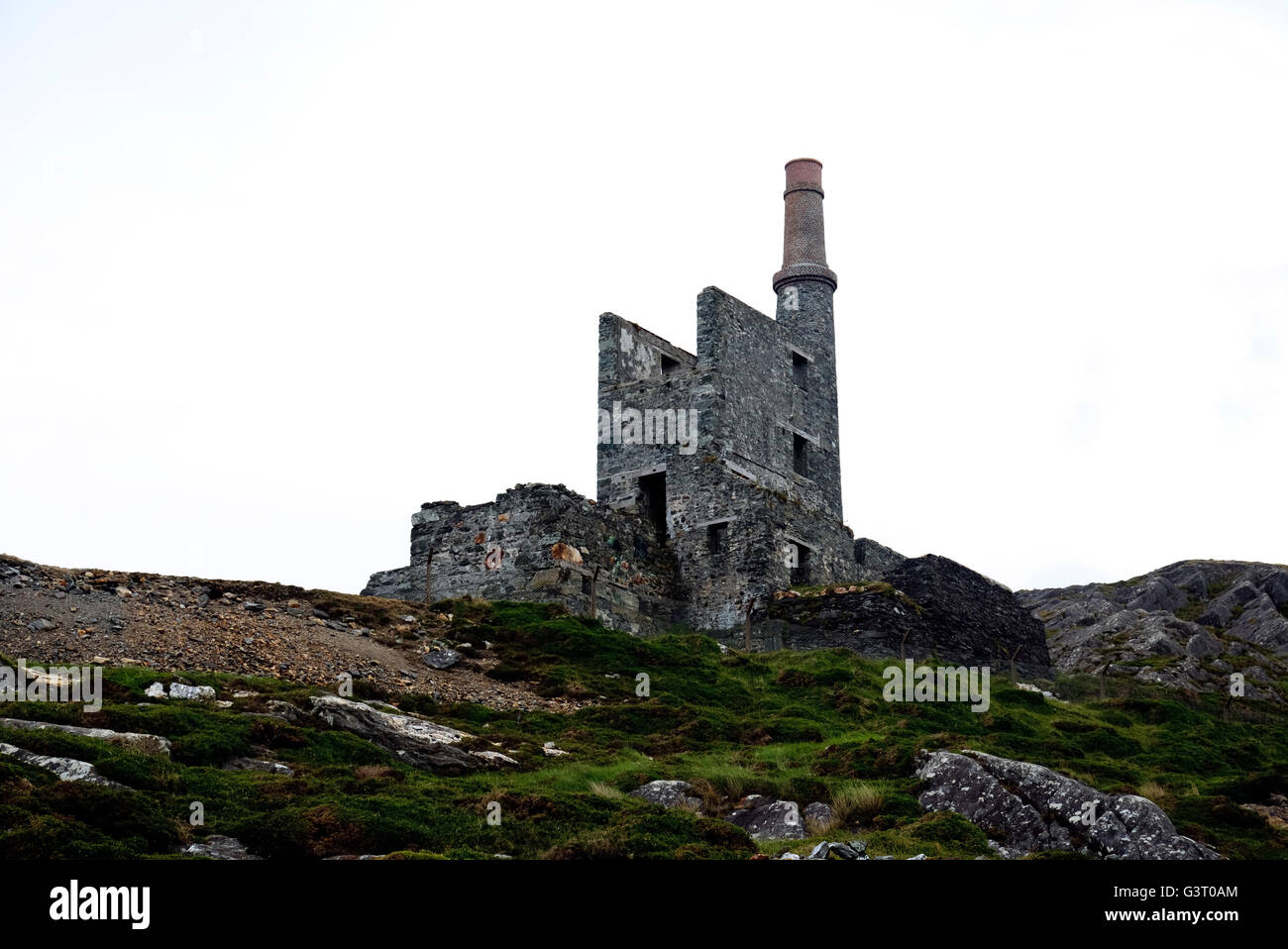 Allihies, Copper Mine, Beara Peninsula, County Cork, Ireland Stock ...