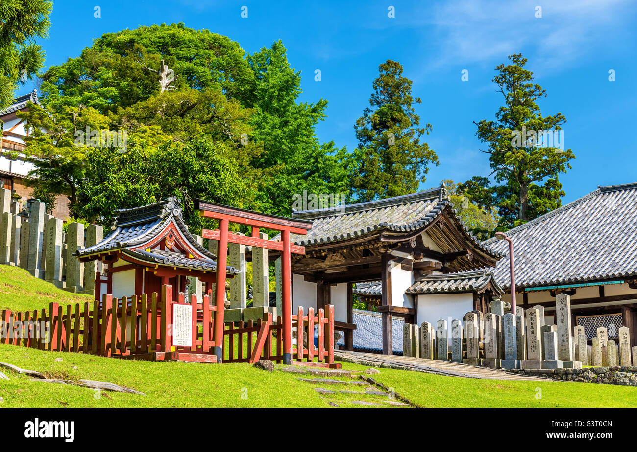 Nigatsu-do, a hall of Todai-ji temple in Nara Stock Photo - Alamy