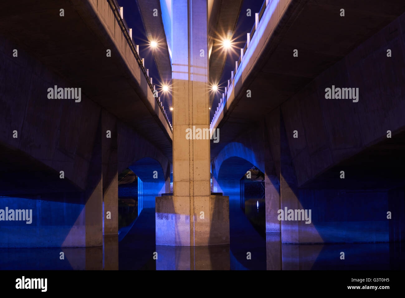 under the bridge Stock Photo - Alamy