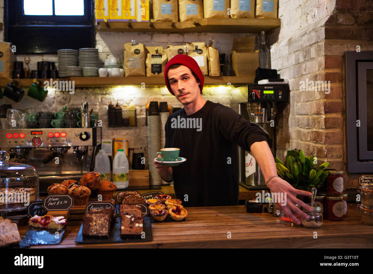 Coffee shop counter hi-res stock photography and images - Alamy