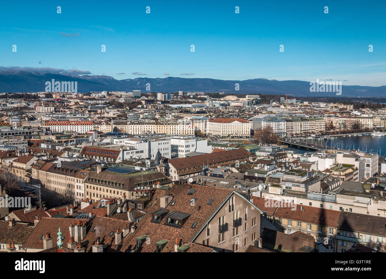 Geneva view hi-res stock photography and images - Alamy