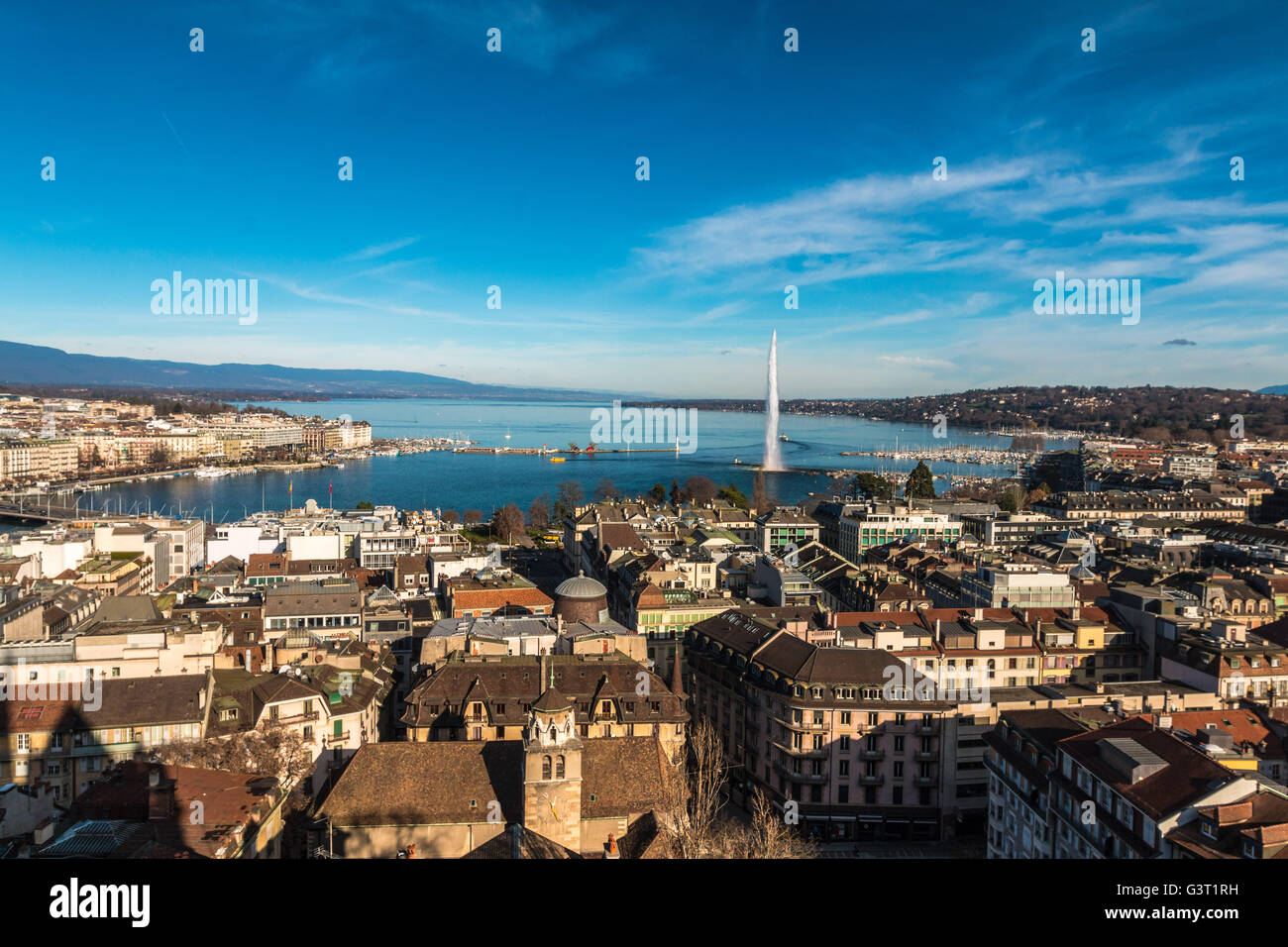 Panoramic view geneva hi-res stock photography and images - Alamy