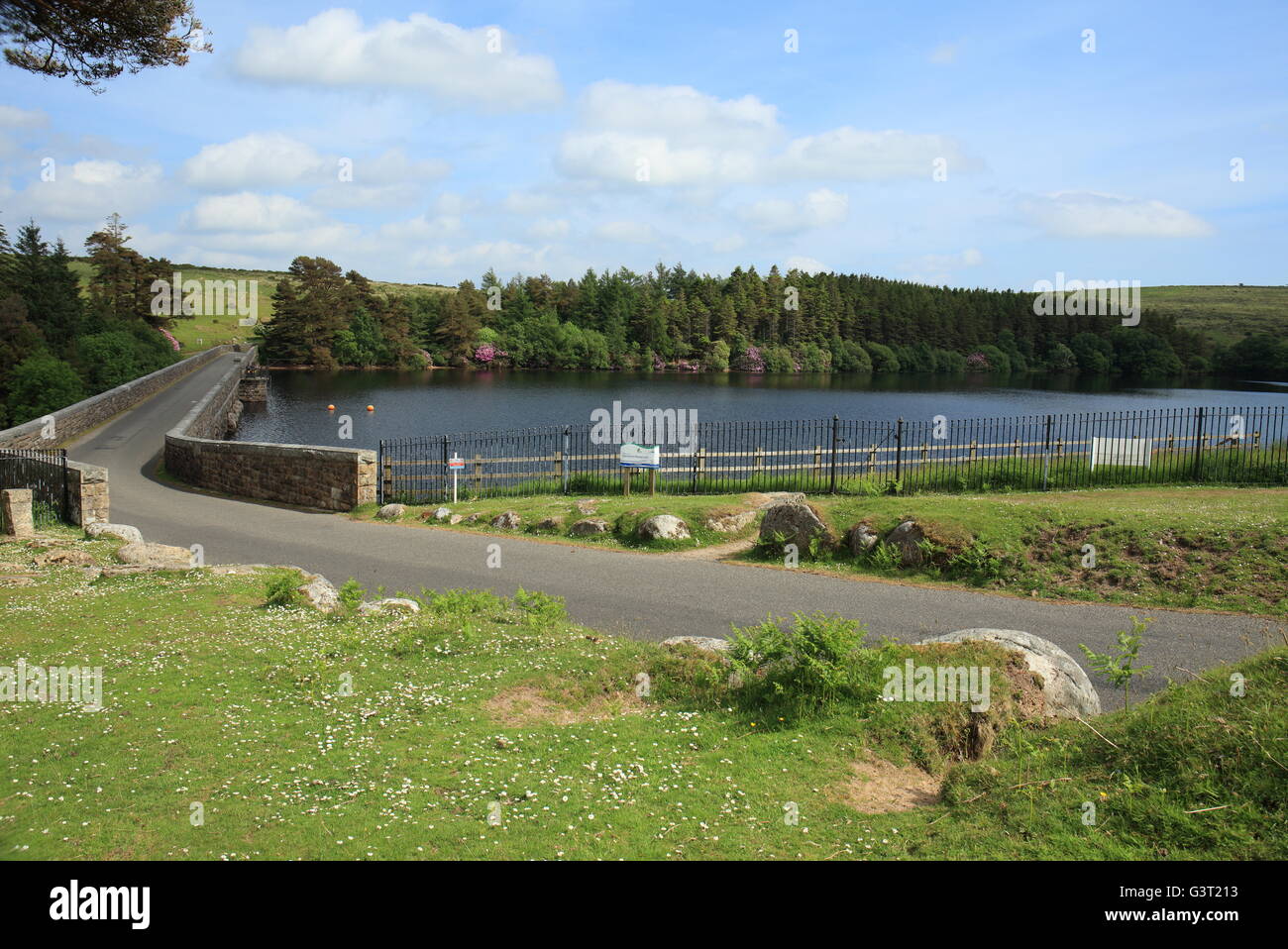 Venford reservoir in Dartmoor national park, Devon, England, UK Stock ...