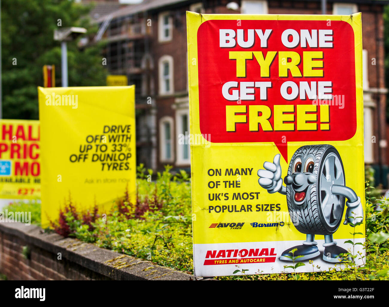 Advertising for tyres hi-res stock photography and images - Alamy