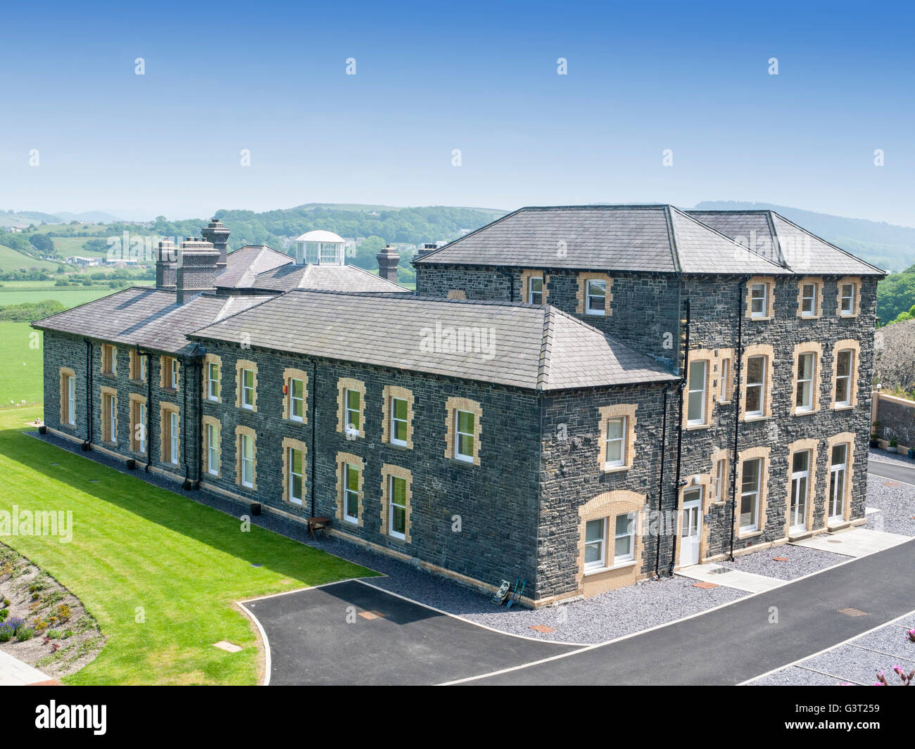 Tan Y Bwich mansion near Aberystwyth Ceredigion Wales UK Stock Photo ...