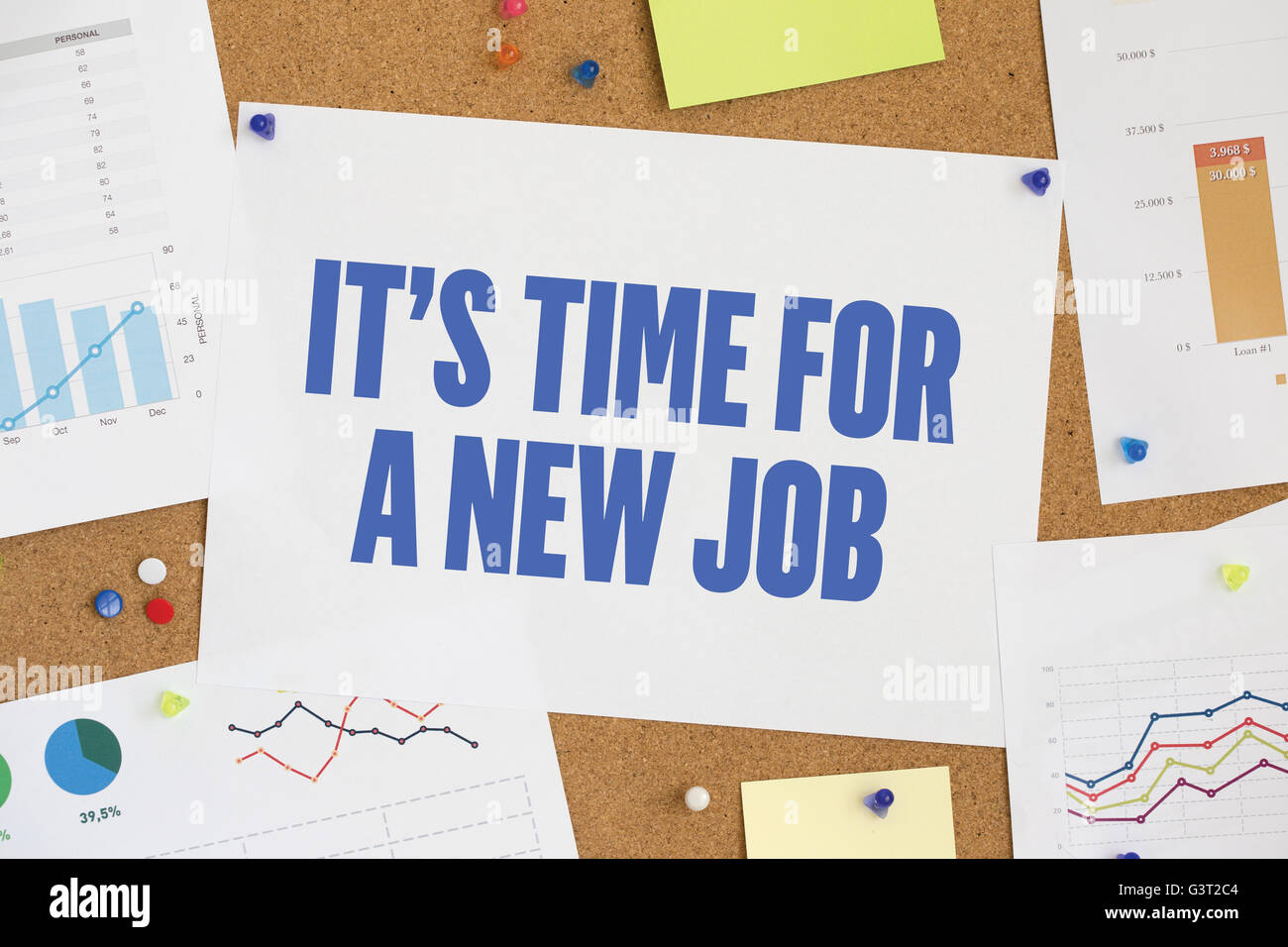 CHART BUSINESS GRAPH RESULT COMPANY IT'S TIME FOR A NEW JOB CONCEPT ...