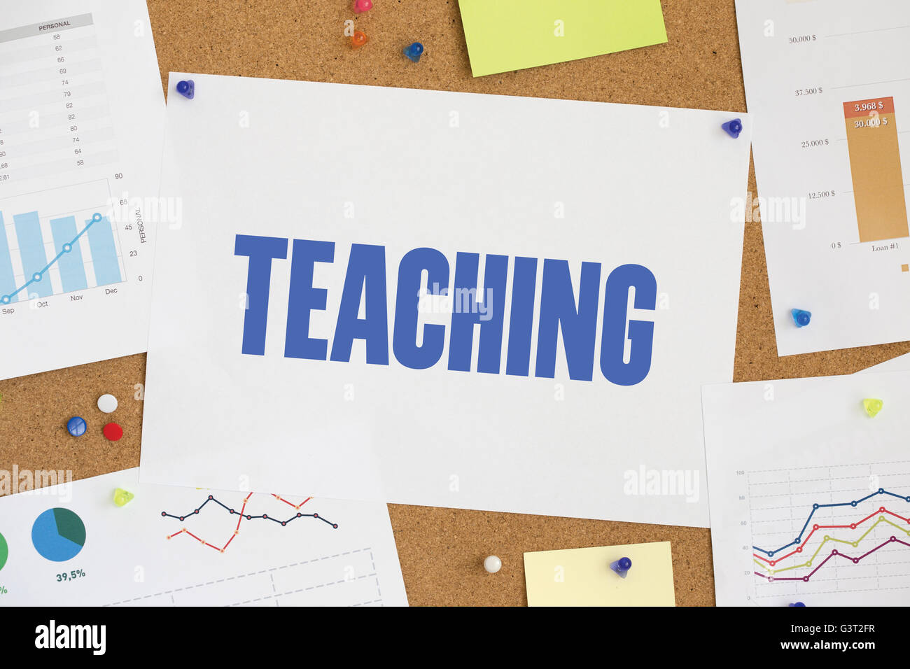 CHART BUSINESS GRAPH RESULT COMPANY TEACHING CONCEPT Stock Photo - Alamy