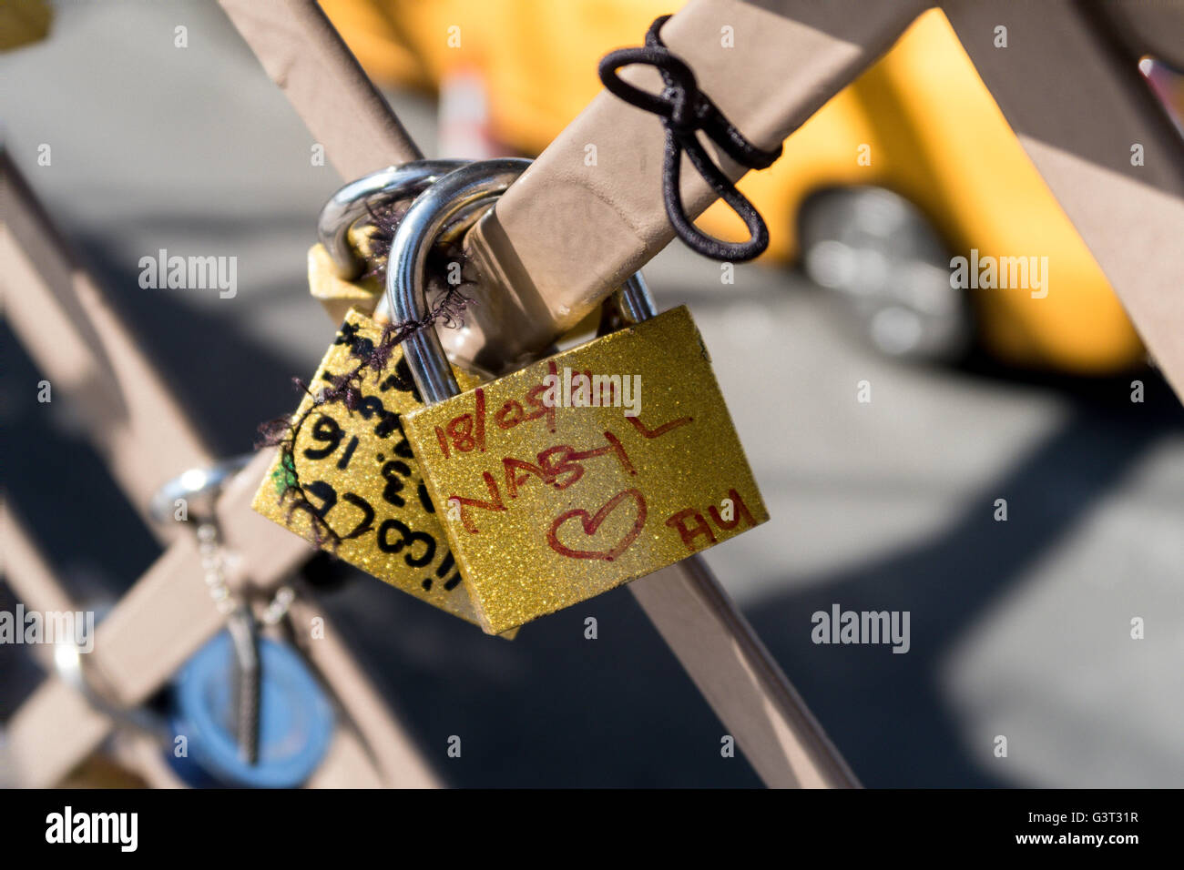 Ny brooklyn padlocks hi-res stock photography and images - Alamy