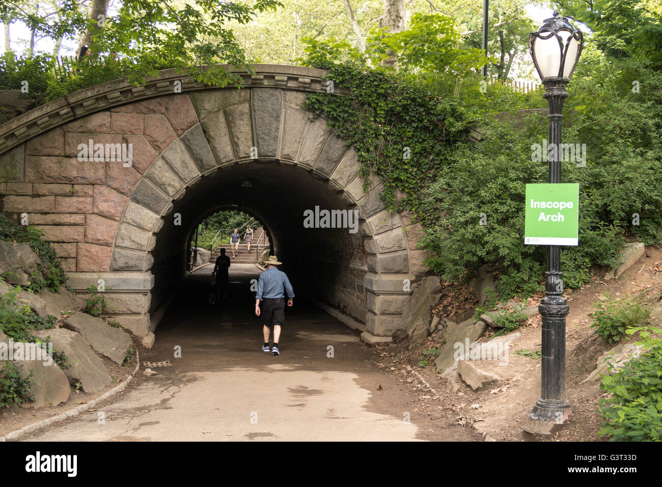 Inscope Arch, Central Park, NYC Stock Photo - Alamy