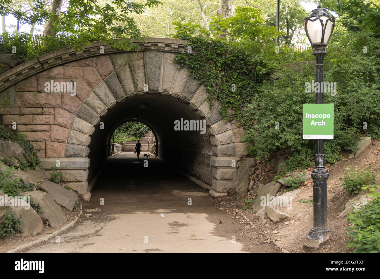 Inscope Arch, Central Park, NYC Stock Photo, Royalty Free Image ...