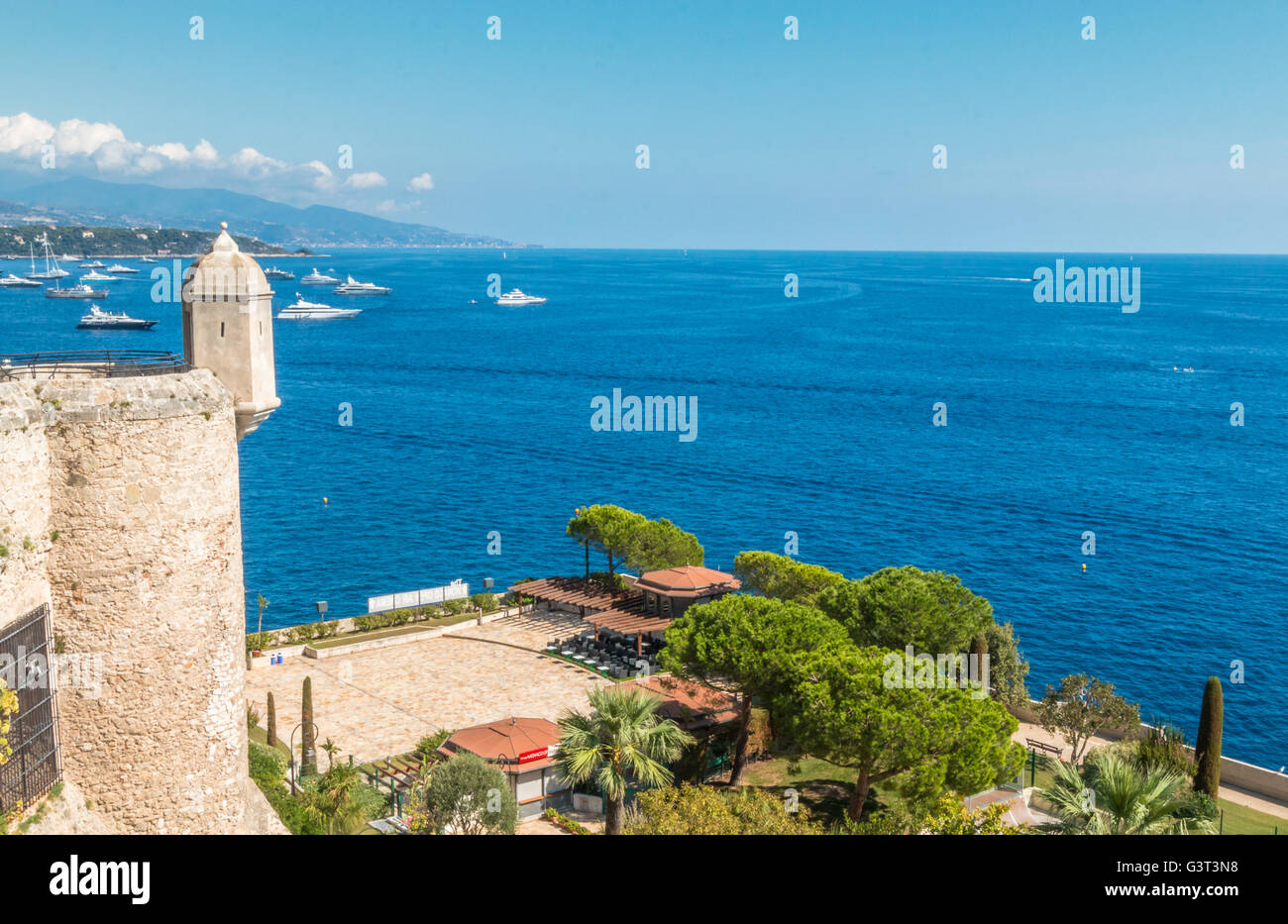 Fort in Monaco Stock Photo - Alamy