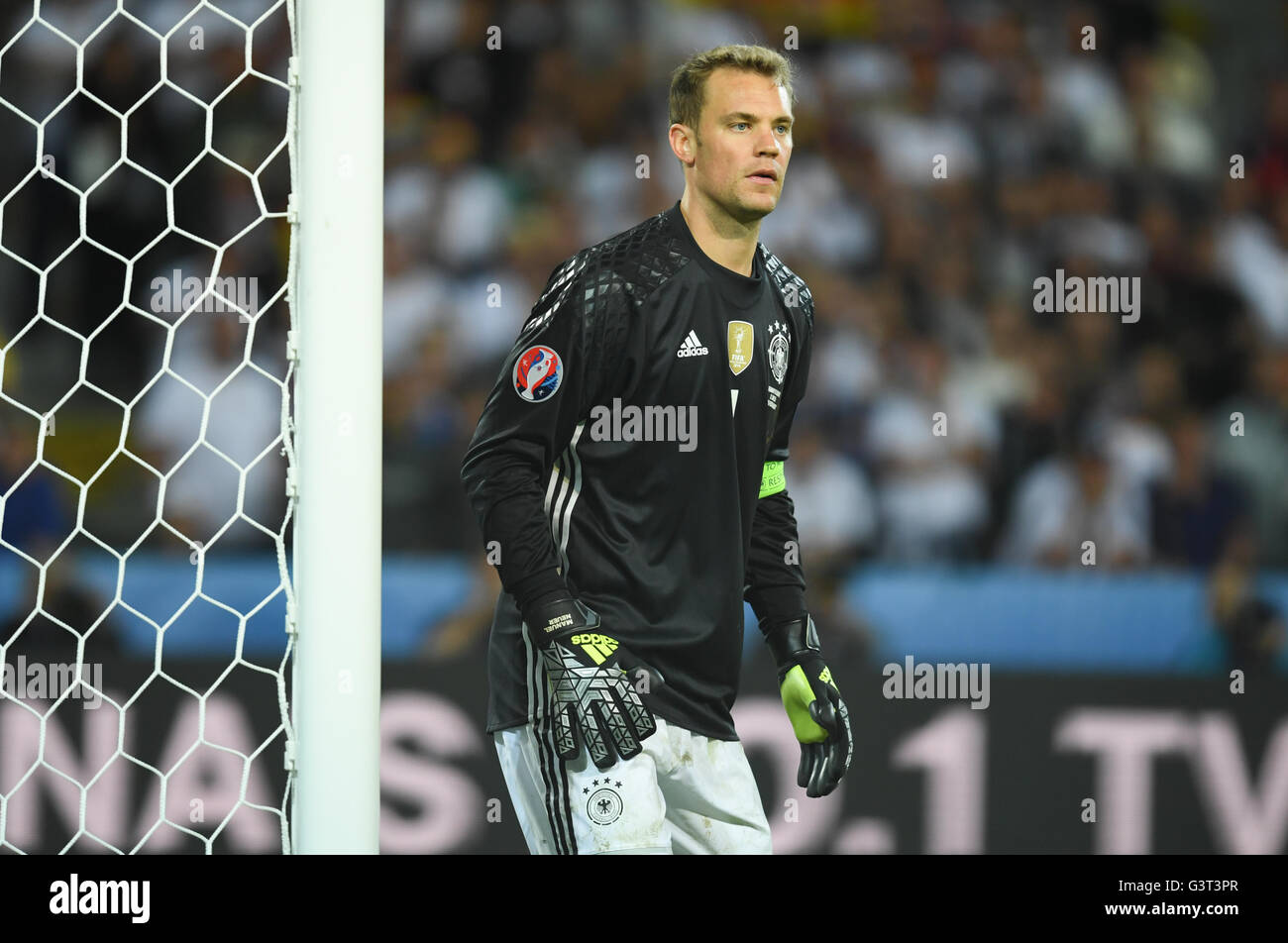 Goalkeeper Manuel Neuer of Germany reacts during the UEFA Euro 2016 ...