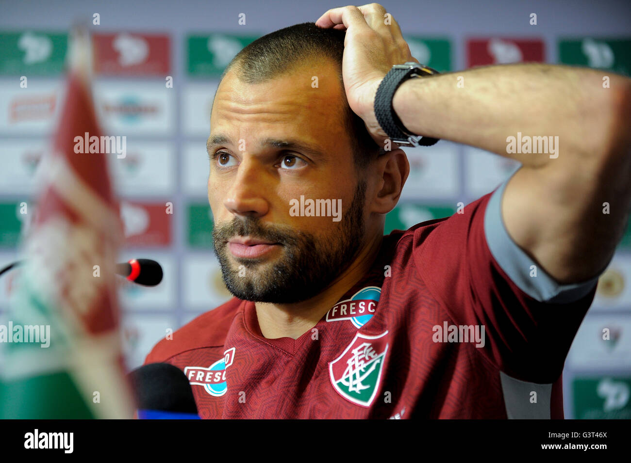 RIO DE JANEIRO, Brazil - 06/14/2016: TRAINING FLUMINENSE - Diego ...