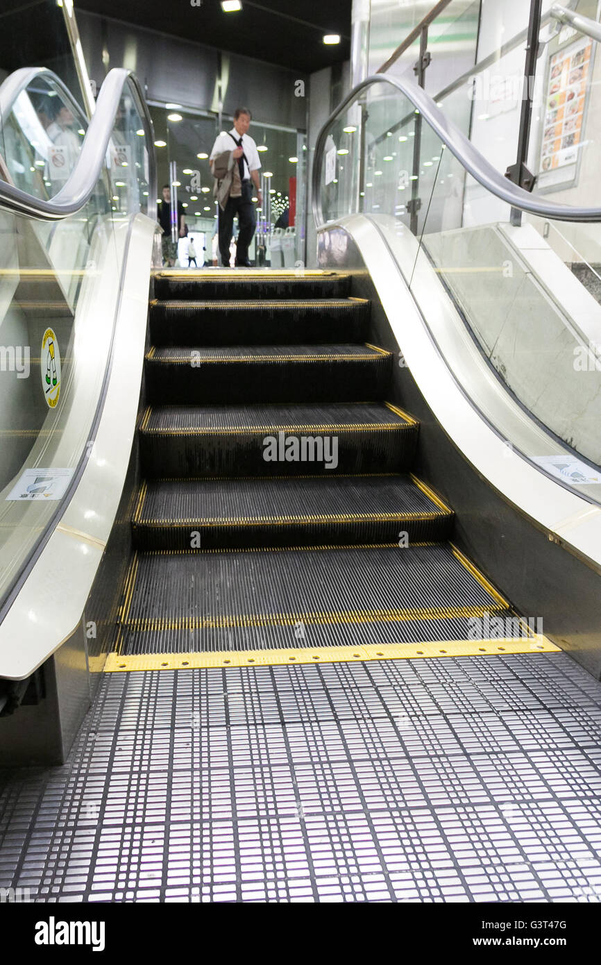 Kawasaki mores escalator hi-res stock photography and images - Alamy