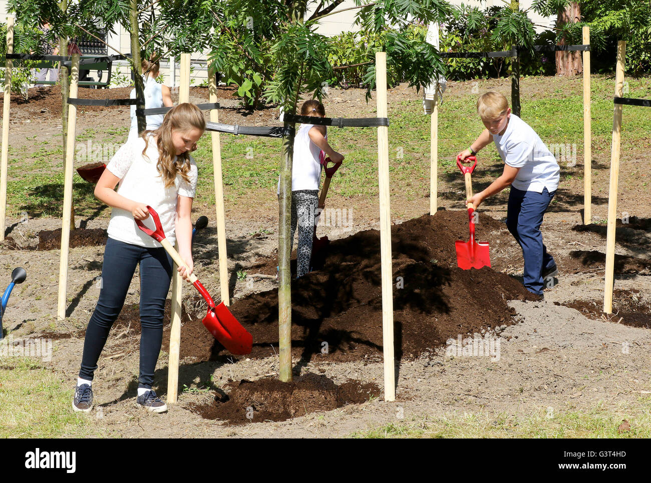 Norwegian Princess Ingrid Alexandra, Prince Sverre Magnus and the two ...