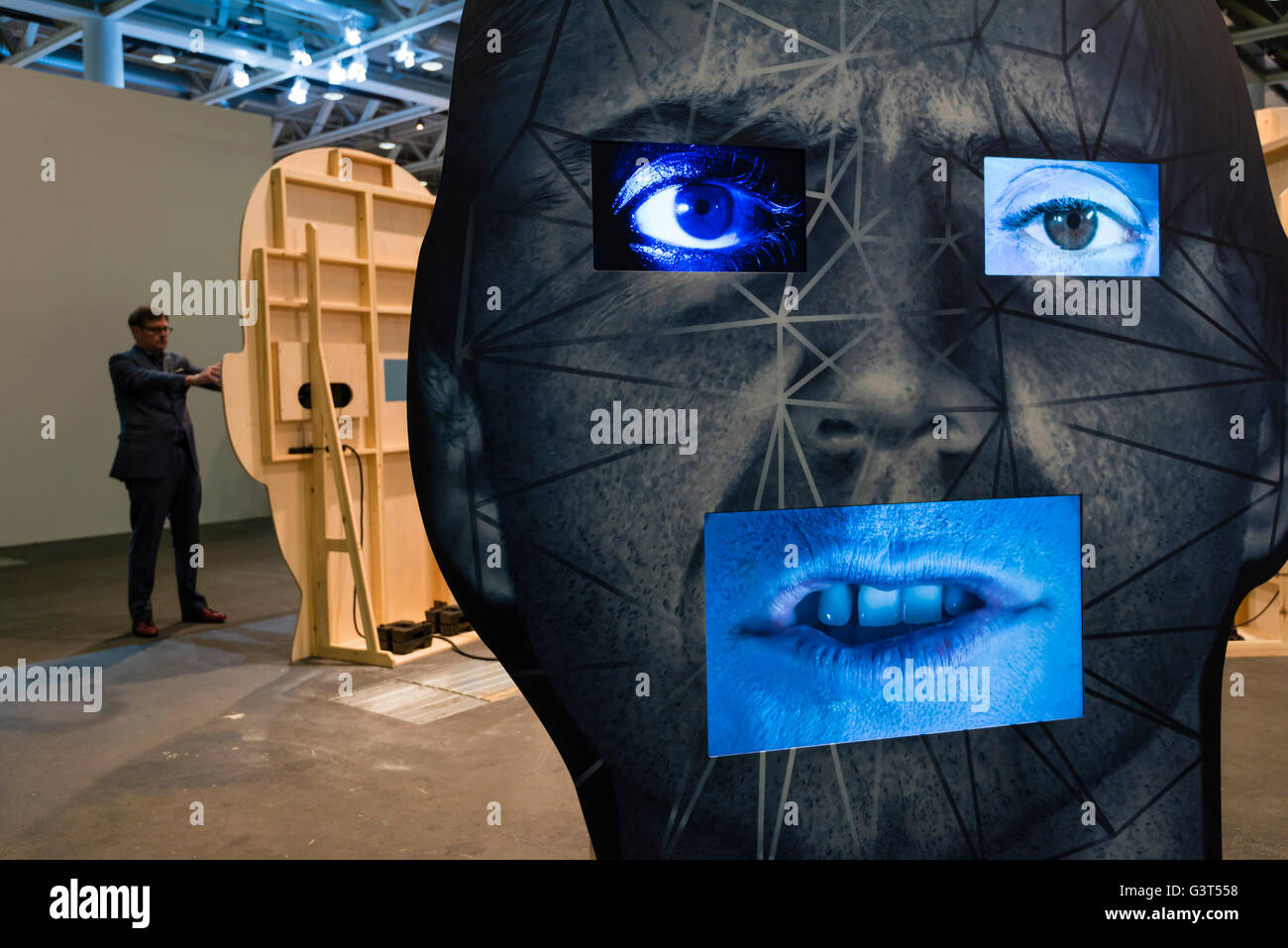 Basel, Switzerland. 14 June, 2016. Art installation "template / variant ...