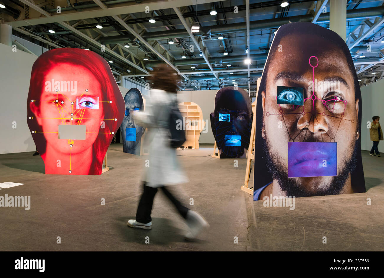 Basel, Switzerland. 14 June, 2016. Art installation "template / variant ...
