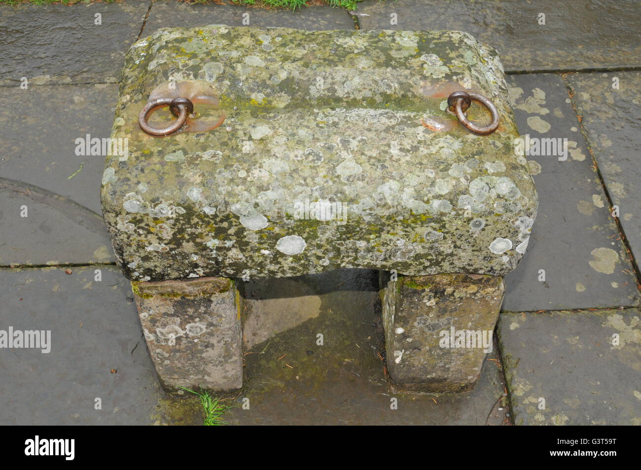 Scotland, UK. 14th June, 2016. The stone of Scone is a replica of the ...