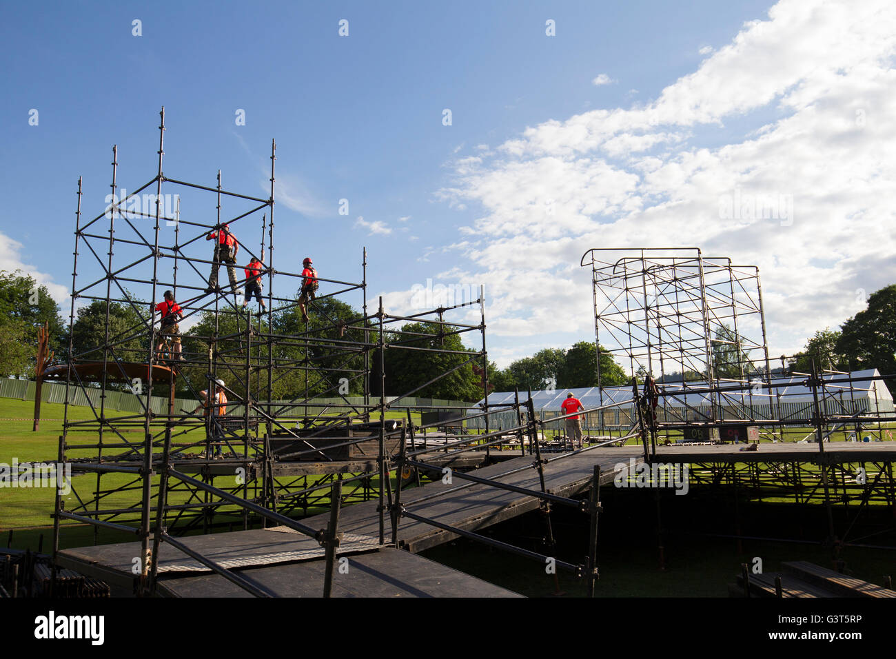 Windermere, Cumbria, UK. 14th June, 2016.Charity gig the Glebe on the ...