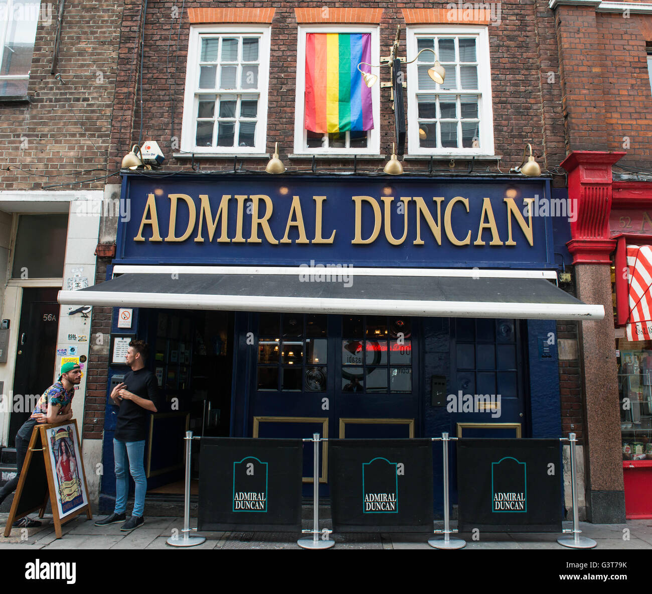 Admiral duncan pub soho hi-res stock photography and images - Alamy