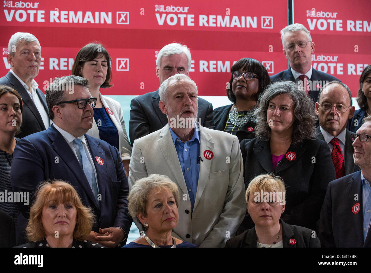 London, UK. 14th June, 2016. Jeremy Corbyn, Leader of the Labour Party ...