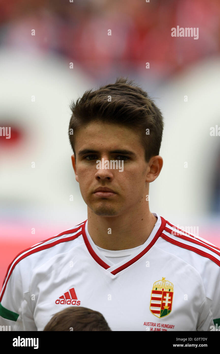 Adam Nagy (Hungary) ; June 14, 2016 - Football : Uefa Euro France 2016 ...