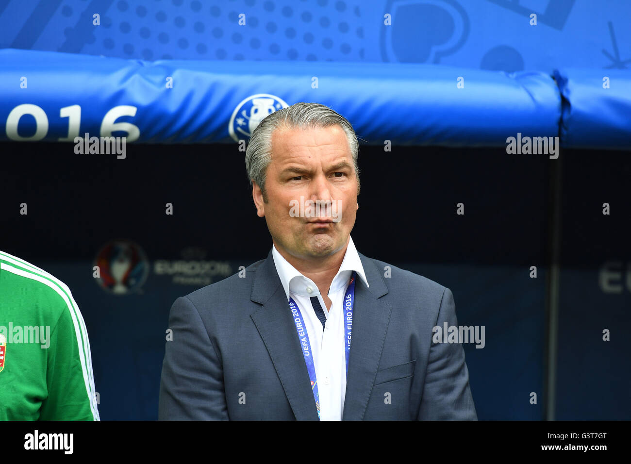 Bernd Storck Coach (Hungary) ; June 14, 2016 - Football : Uefa Euro ...