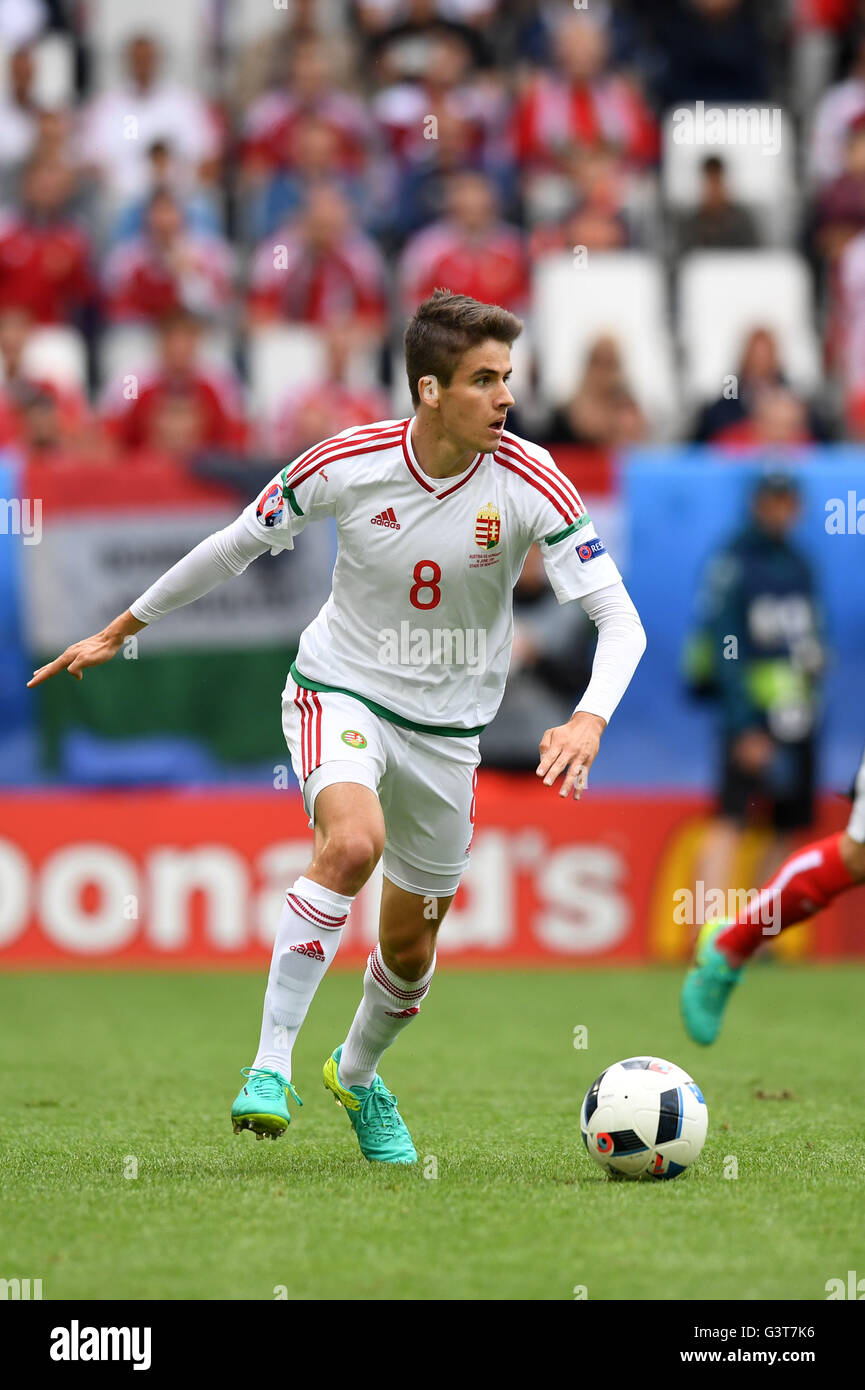 Adam Nagy (Hungary) ; June 14, 2016 - Football : Uefa Euro France 2016 ...