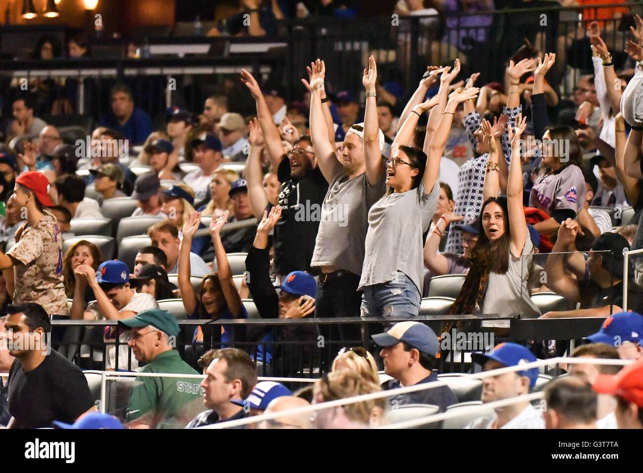 Flushing, New York, USA. 29th May, 2016. Fans MLB : Fans do a Mexican ...