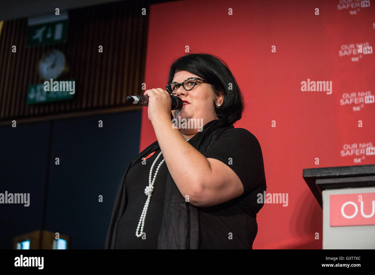 London, UK. 14th June, 2016. Amy Lamé, an American-born performer ...