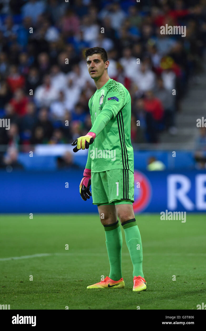 Thibaut courtois euro 2016 hi-res stock photography and images - Alamy