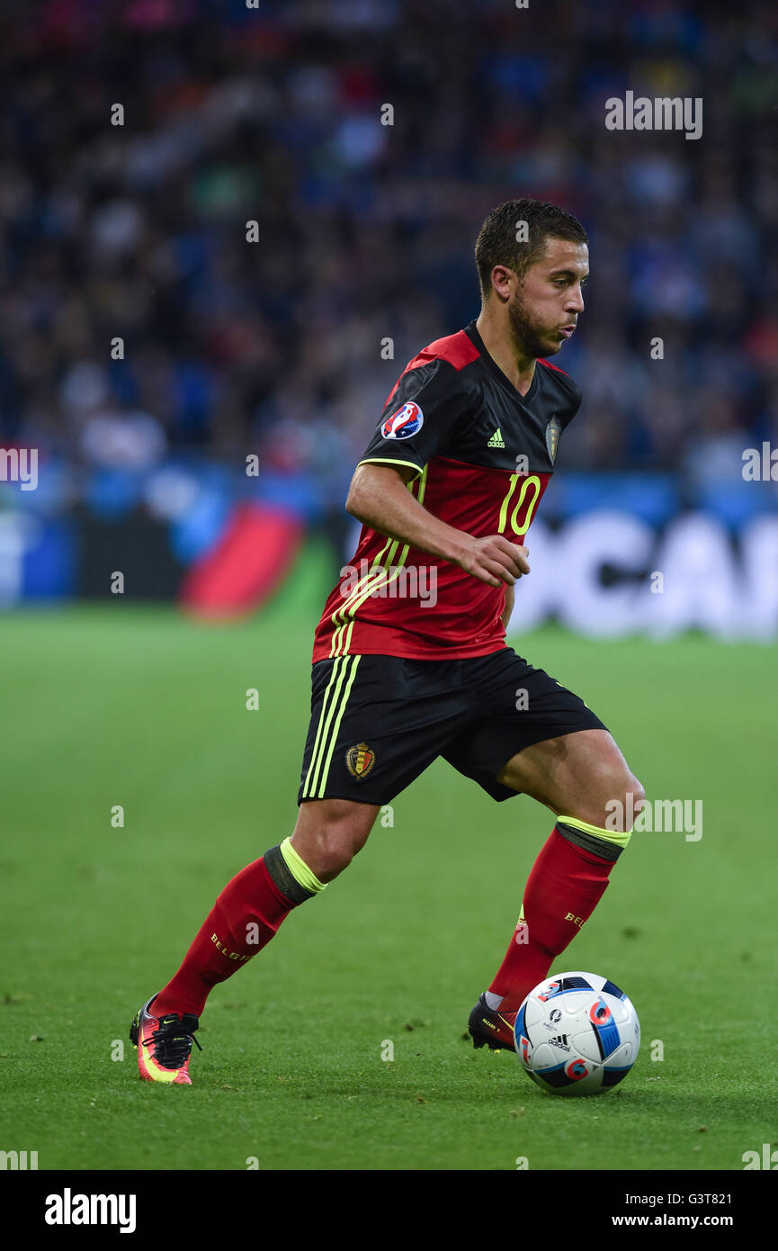 Eden Hazard (Belgium) ; June 13, 2016 - Football : Uefa Euro France ...