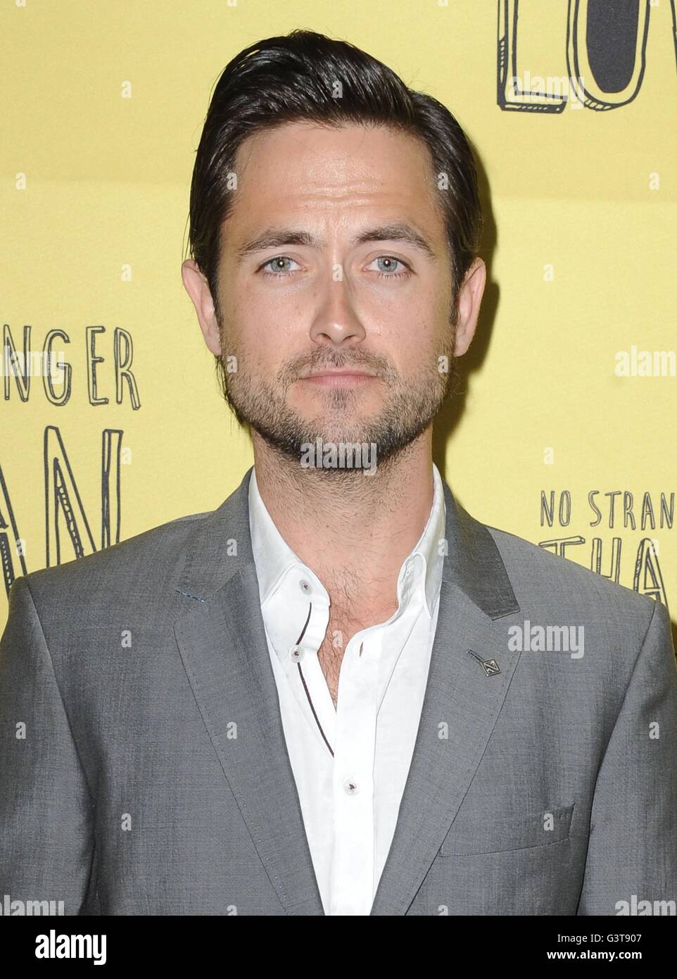 Los Angeles, CA, USA. 14th June, 2016. Justin Chatwin at arrivals for ...