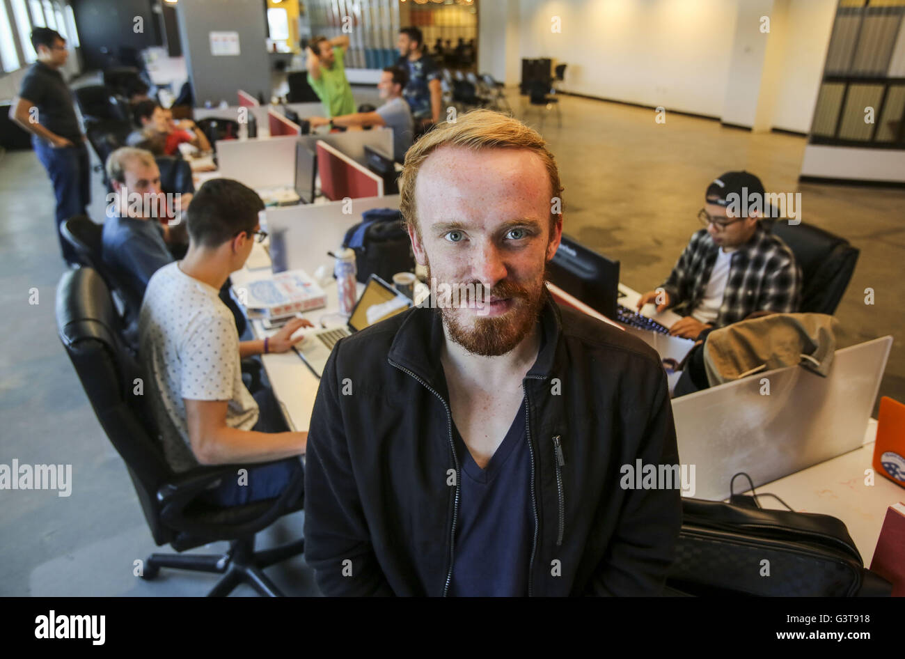 Los Angeles, California, USA. 17th May, 2016. Will Sentence head of ...
