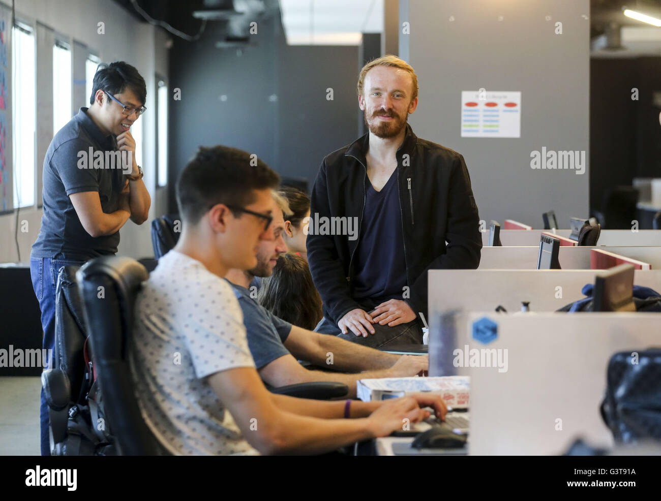 Los Angeles, California, USA. 17th May, 2016. Will Sentence head of ...