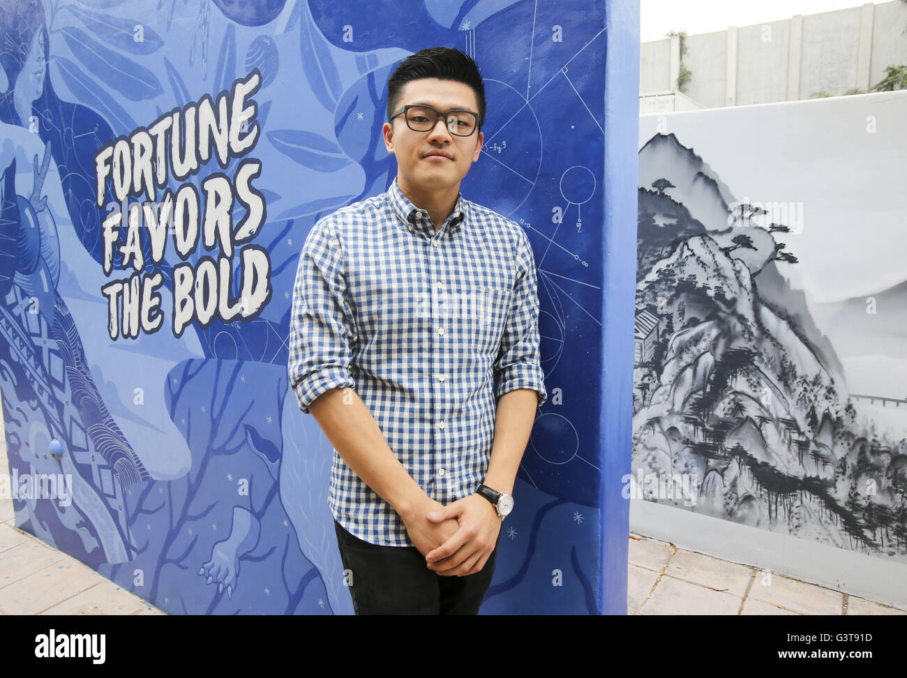 Los Angeles, California, USA. 17th May, 2016. Mike Zhang, founder of Drip Club. © Ringo Chiu ...