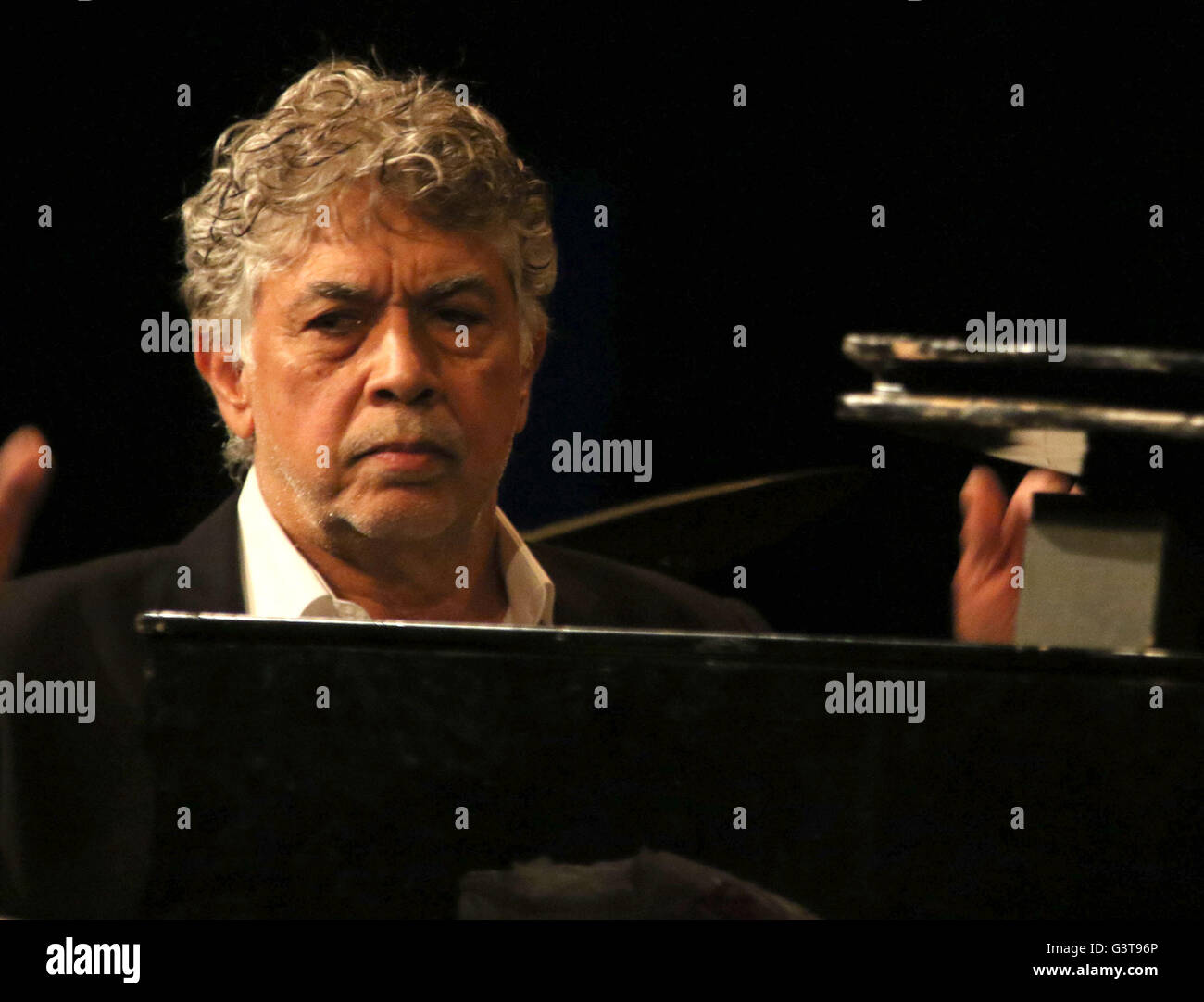 New York, New York, USA. 14th June, 2016. Musician MONTY ALEXANDER ...