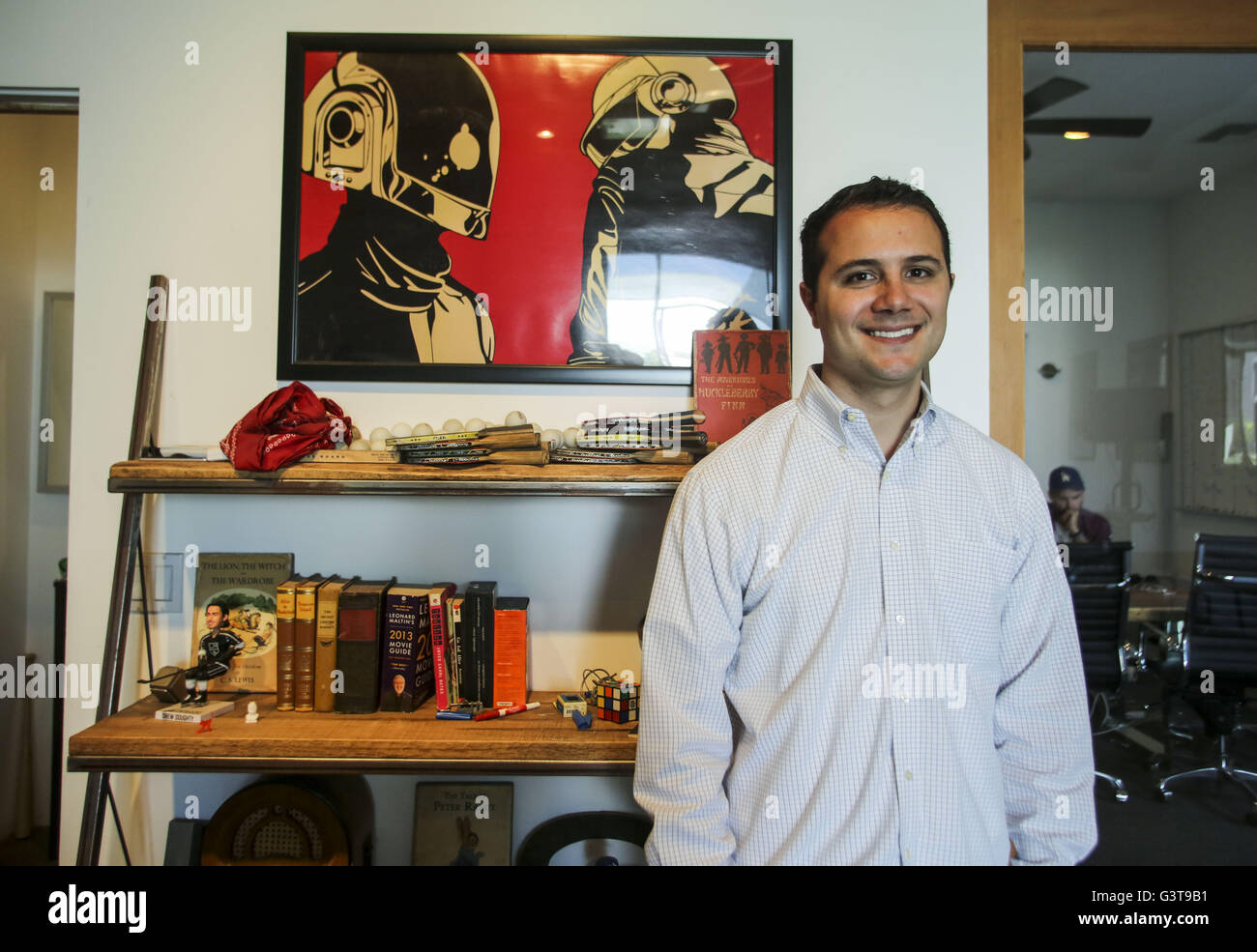Los Angeles, California, USA. 24th May, 2016. Addison McCaleb head of ...