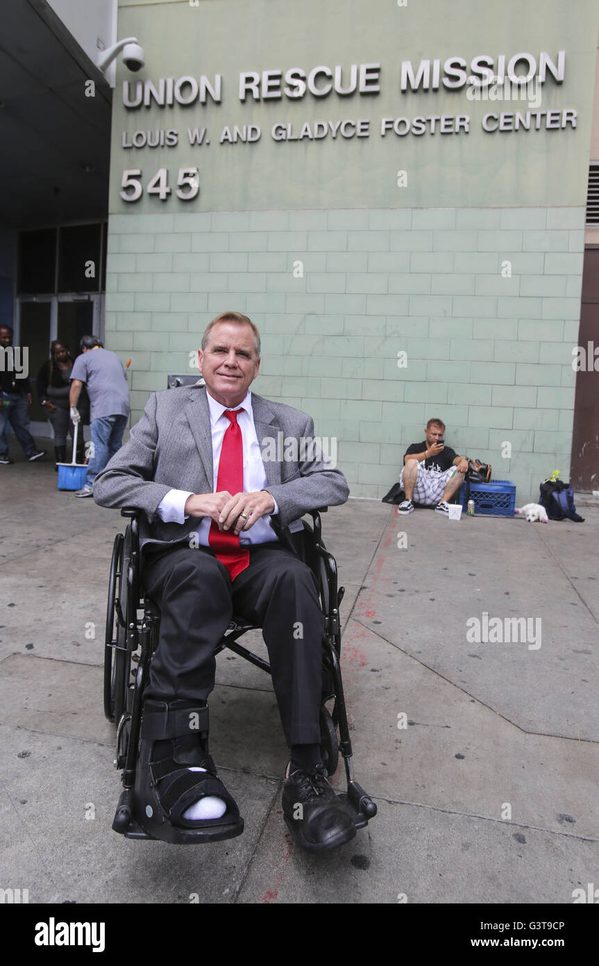 Los Angeles, California, USA. 31st May, 2016. Reverend Andy Bales, CEO ...
