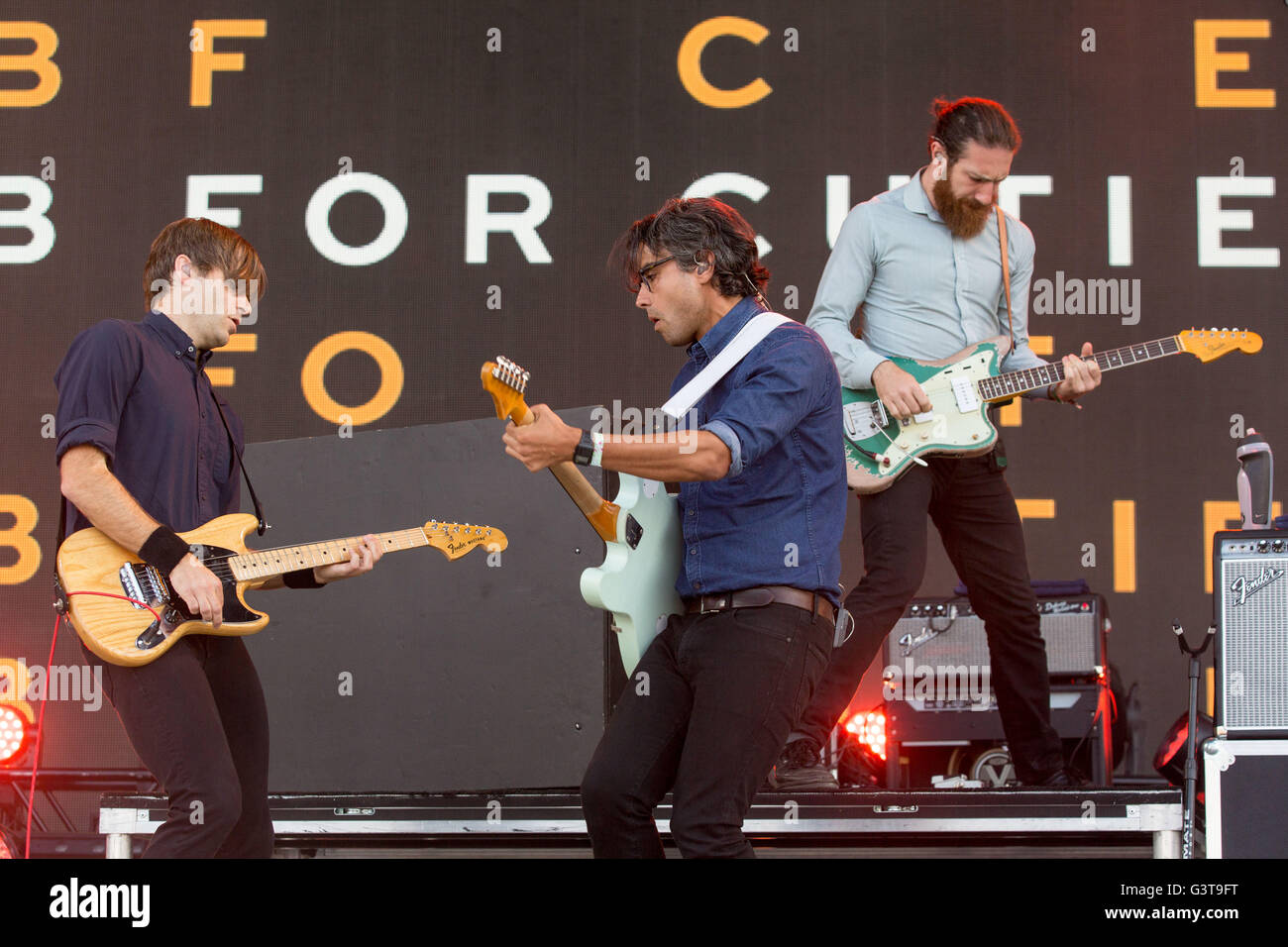 June 12, 2016 - Manchester, Tennessee, U.S - BENJAMIN GIBBARD, DAVE ...