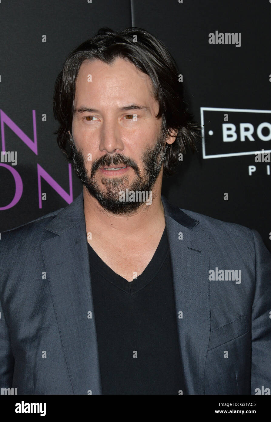 LOS ANGELES, CA. June 14, 2016: Actor Keanu Reeves at the Los Angeles ...