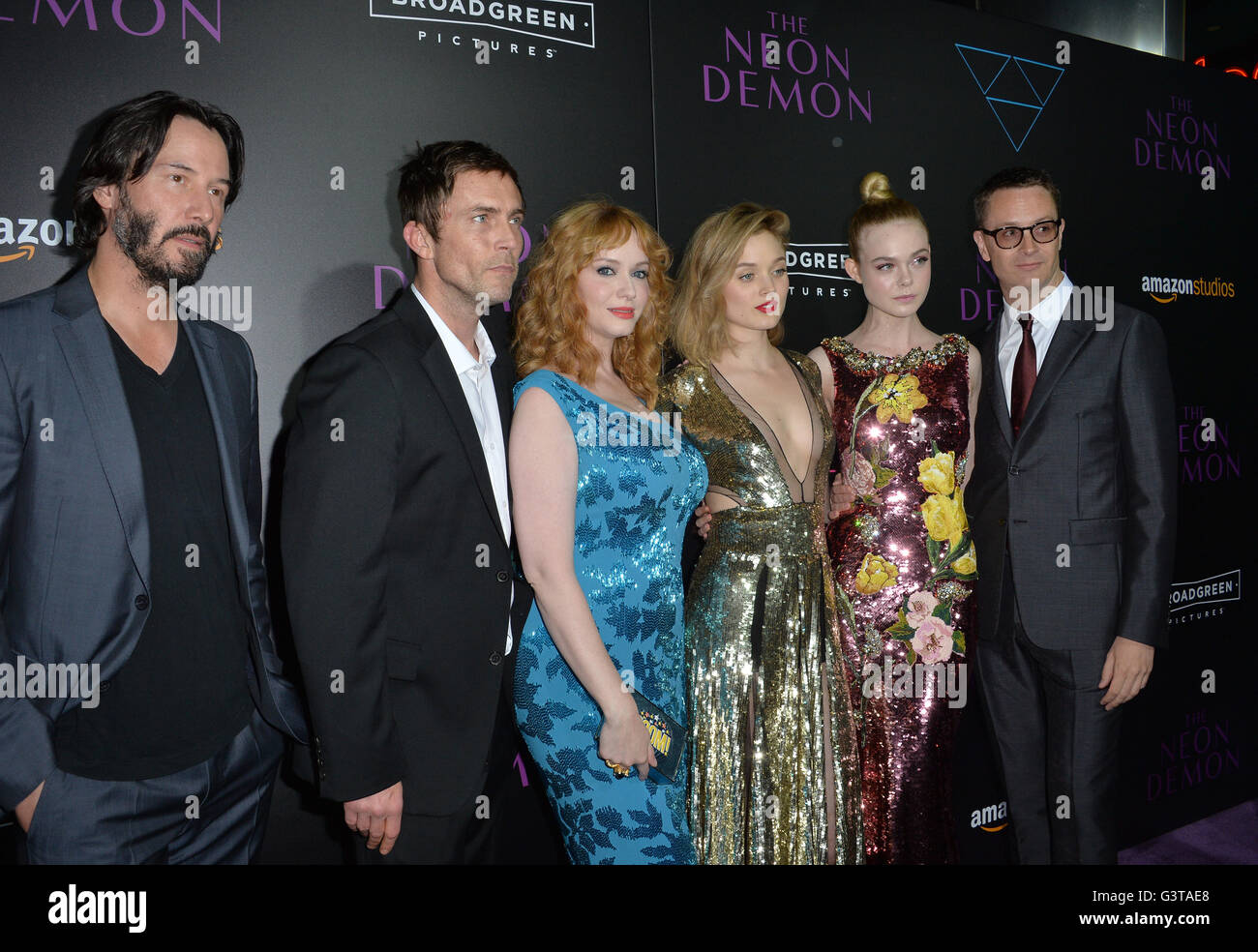 LOS ANGELES, CA. June 14, 2016: Actors Keanu Reeves, Desmond Harrington ...